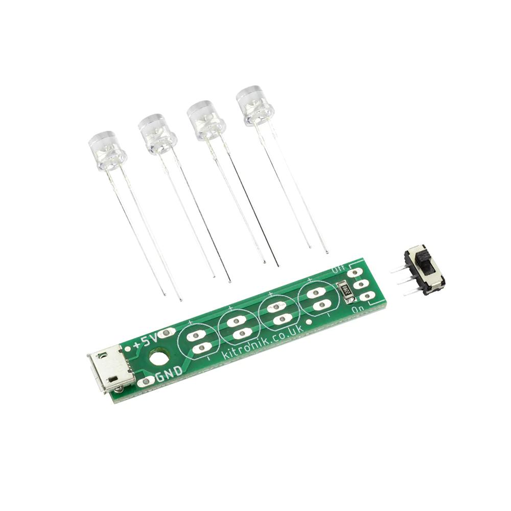 Kitronik USB LED-nauhasarja virtakytkimellä - Opencircuit