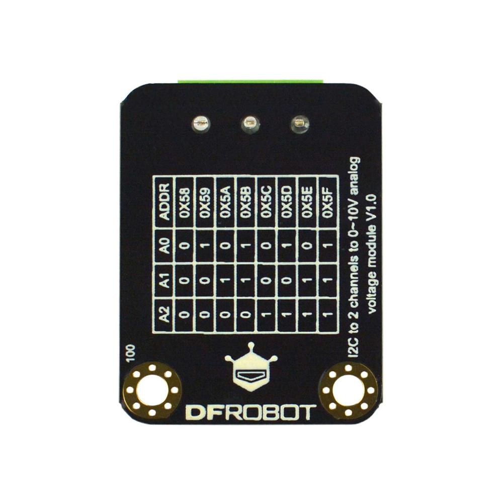 DFRobot Gravity: 2-Channel I2C DAC Module (0-10V) - Opencircuit