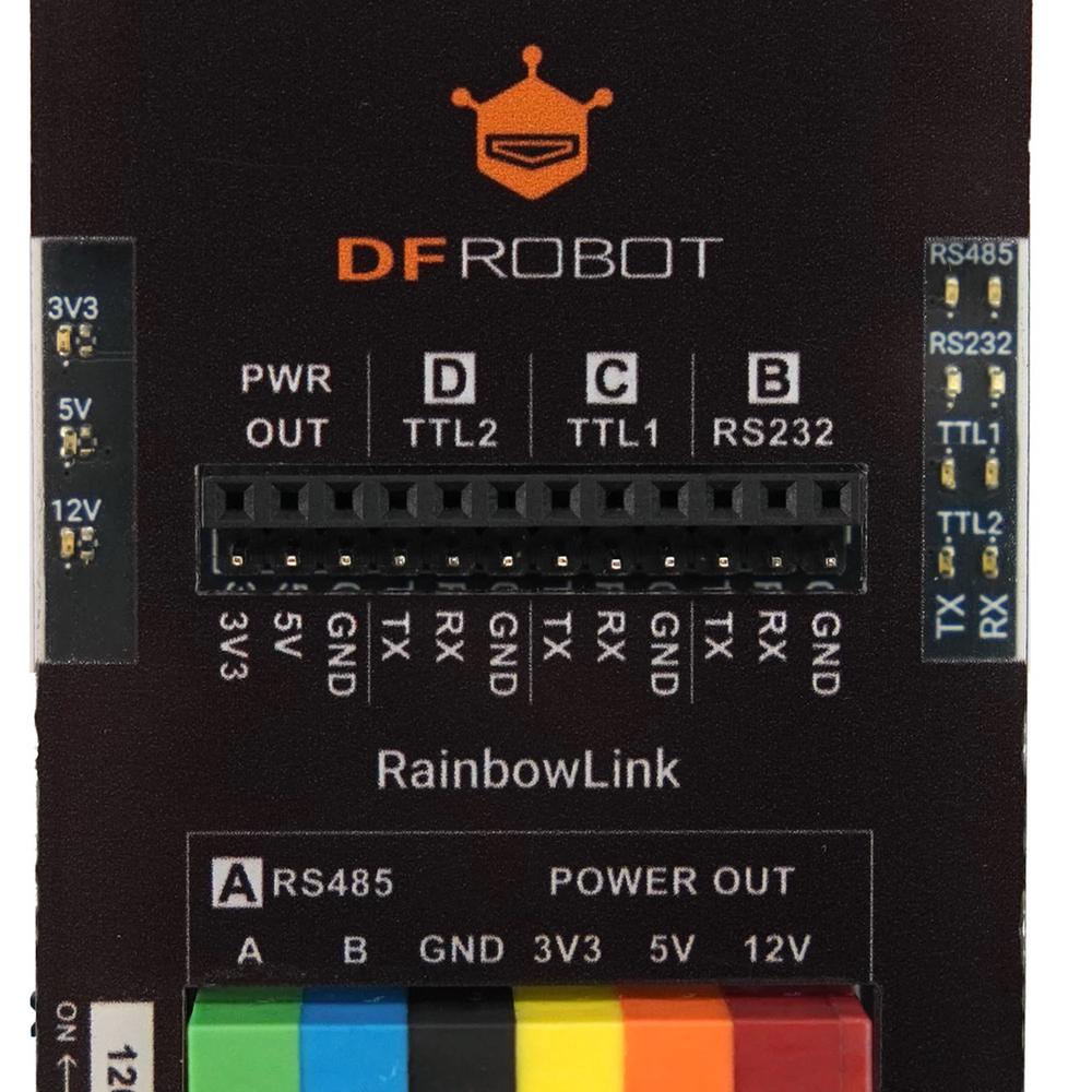DFRobot Conversor USB para serial RainbowLink de 4 canais (RS485 / RS232 / TTL) - Opencircuit