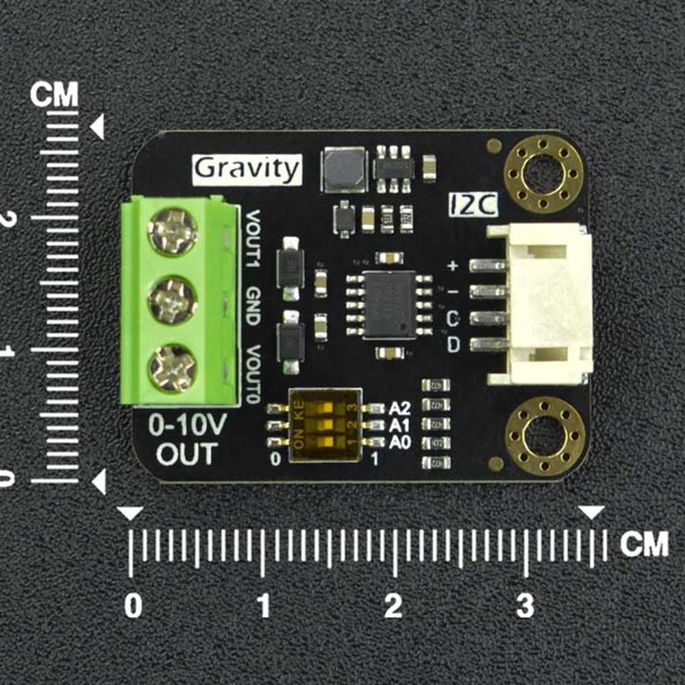 Gravity : module DAC I2C à 2 canaux (0-10 V) - Opencircuit