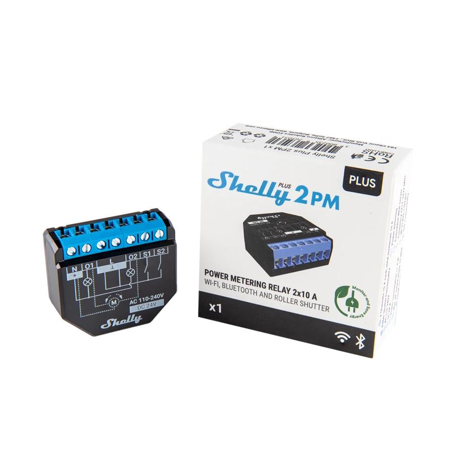 Conmutador WiFi Shelly Plus 2PM - 2 canales - Opencircuit
