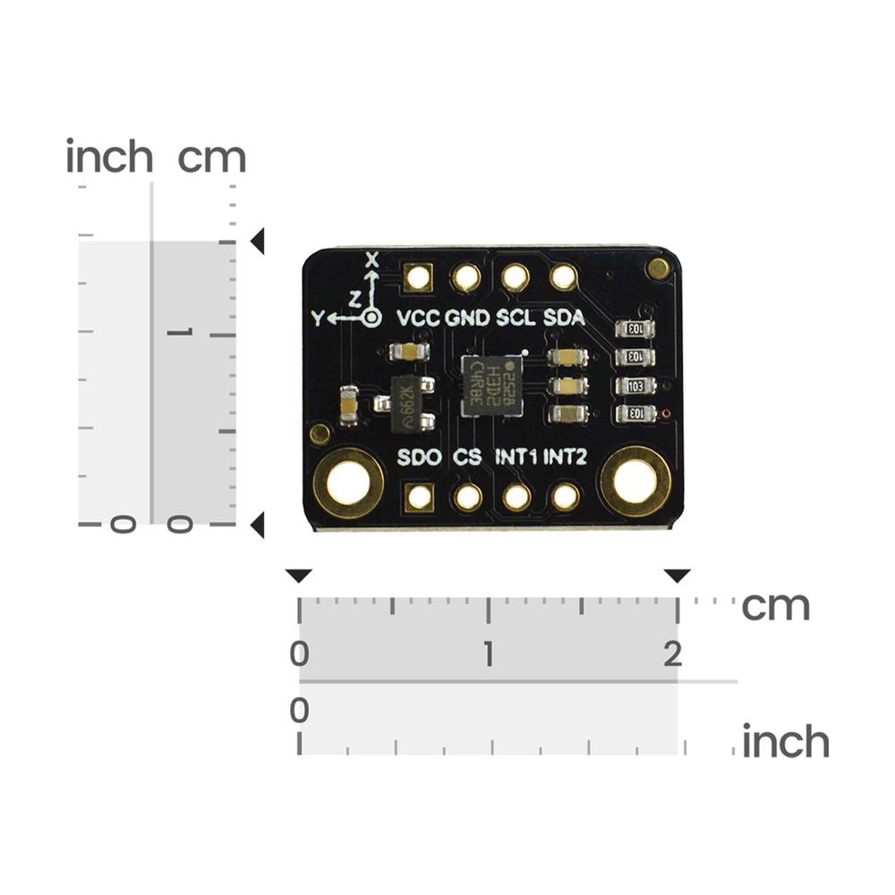 DFRobot Fermion: I2C H3LIS200DL Triple Axis Accelerometer (Breakout) (± ...