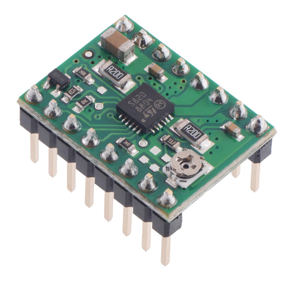 Stspin820 Stepper Motor Driver Carrier Connectors Soldered Opencircuit