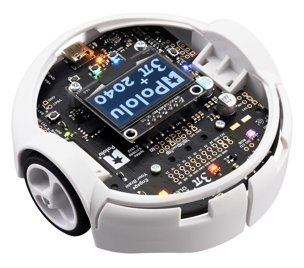 3pi+ 2040 Robot - Hypereditie (15:1 HPCB-motoren), gemonteerd - Opencircuit