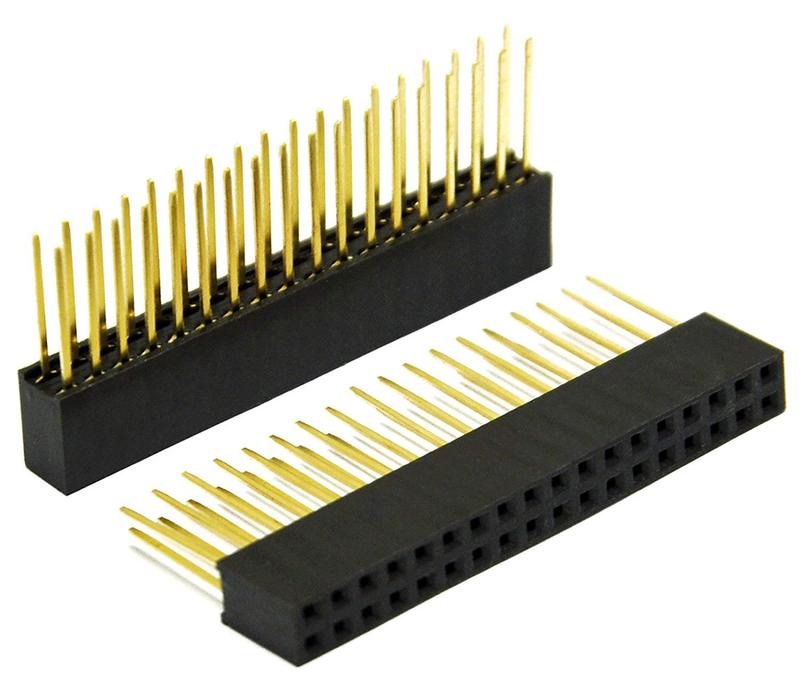 Female header stackable 2x18 pin - 2 stuks - Opencircuit