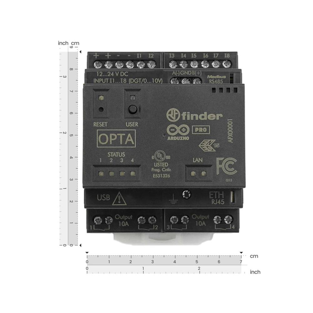 DFRobot Arduino Opta RS485 Micro PLC (Ethernet and USB-C ports, RS485 ...