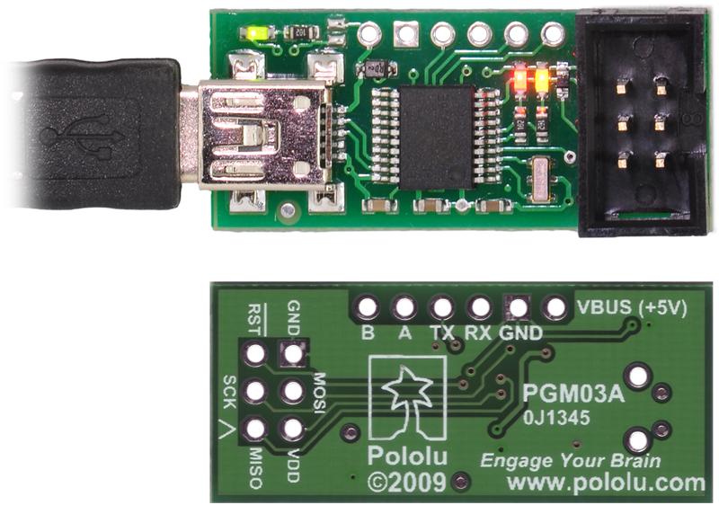 Programador AVR USB Pololu - Opencircuit Programador AVR USB Pololu - Opencircuit