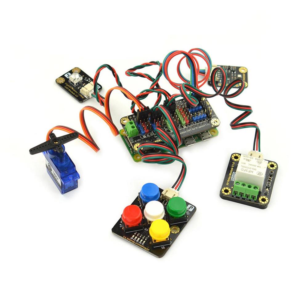 DFRobot IO- hat voor Raspberry Pi 5 / zero / zero W / 4B / 3B ...