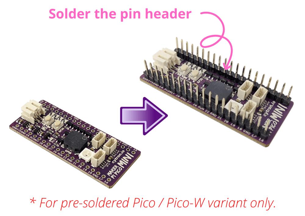 Maker Pico Com Raspberry Pi Pico W Pré Soldado Sem Fio Opencircuit
