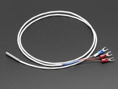 Platinum RTD Sensor - PT100 - 3 Wire 1 meter long - Opencircuit