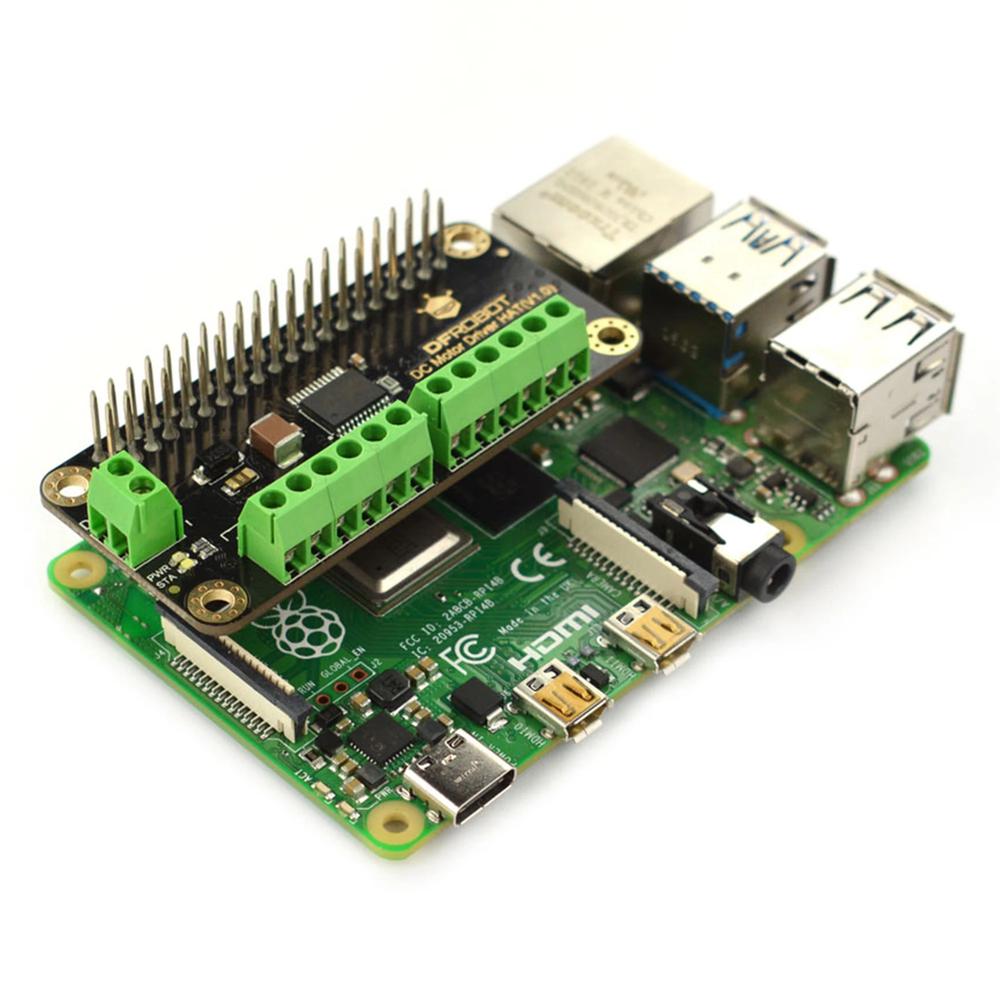 DFRobot DC motor driver hat V1.0) voor Raspberry Pi - Opencircuit