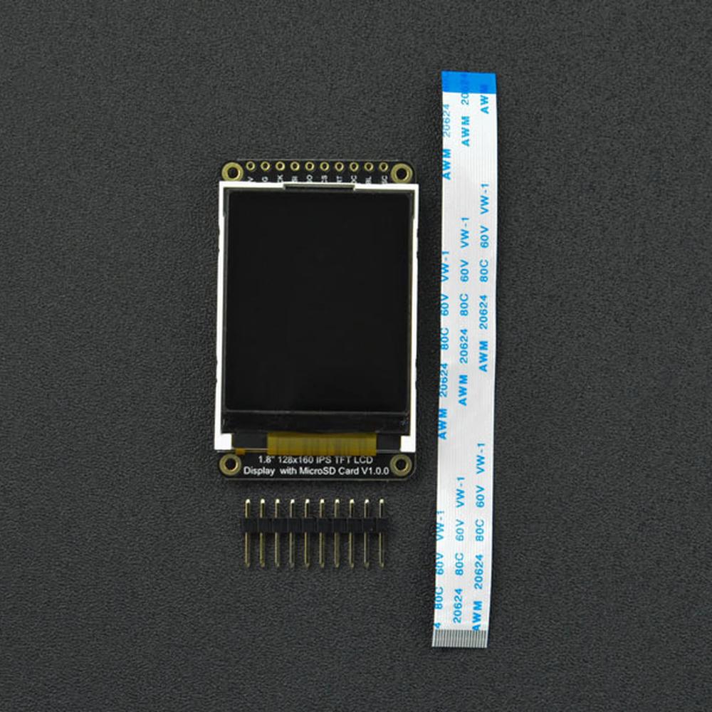 DFRobot Fermion: 1,8" 128x160 IPS TFT LCD display met MicroSD ...