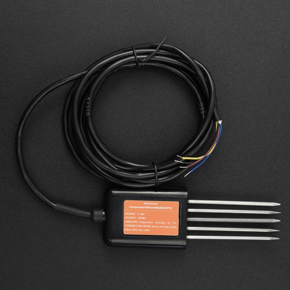 DFRobot Capteur RS485 4 en 1 d'humidité, de température, de pH et d'EC ...