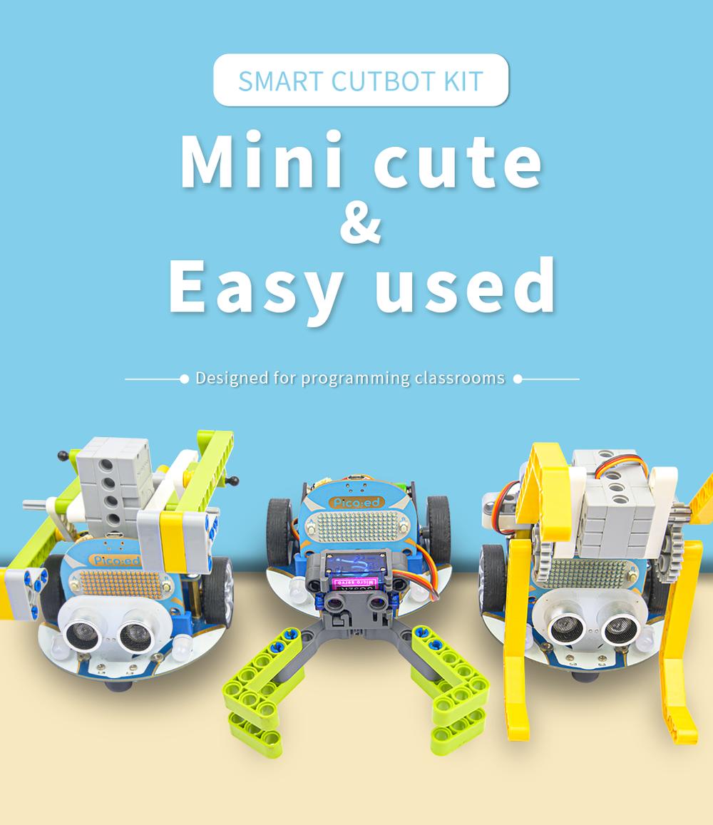 ELECFREAKS Smart Cutebot Pro Programming Robot Car for micro:bit (w/o micro:bit)