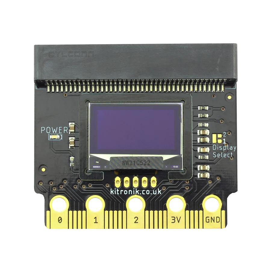 Kitronik View Graphics 128 Écran Oled 128x64 Pour Bbc Microbit Opencircuit
