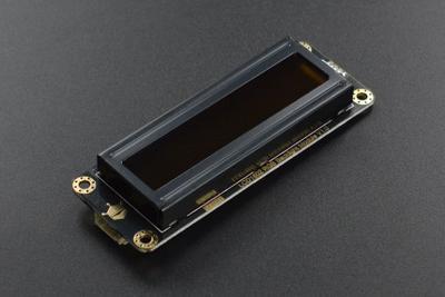 Gravity: I2C 16x2 Arduino LCD with RGB Font Display (Black) - Opencircuit