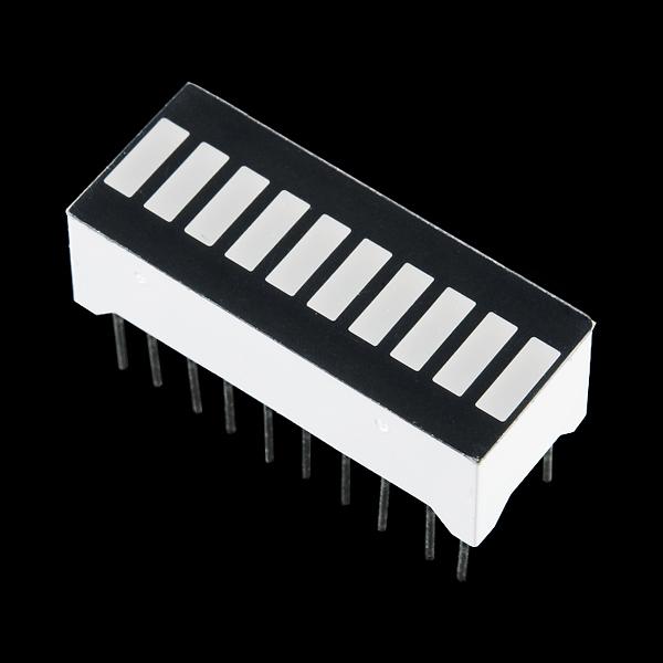 10 Segment LED Bar Graph - Blue - Opencircuit