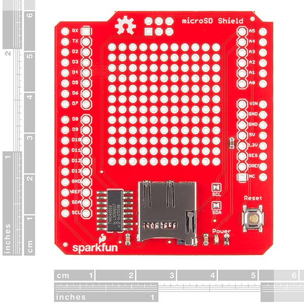 Bouclier microSD Sparkfun - Opencircuit