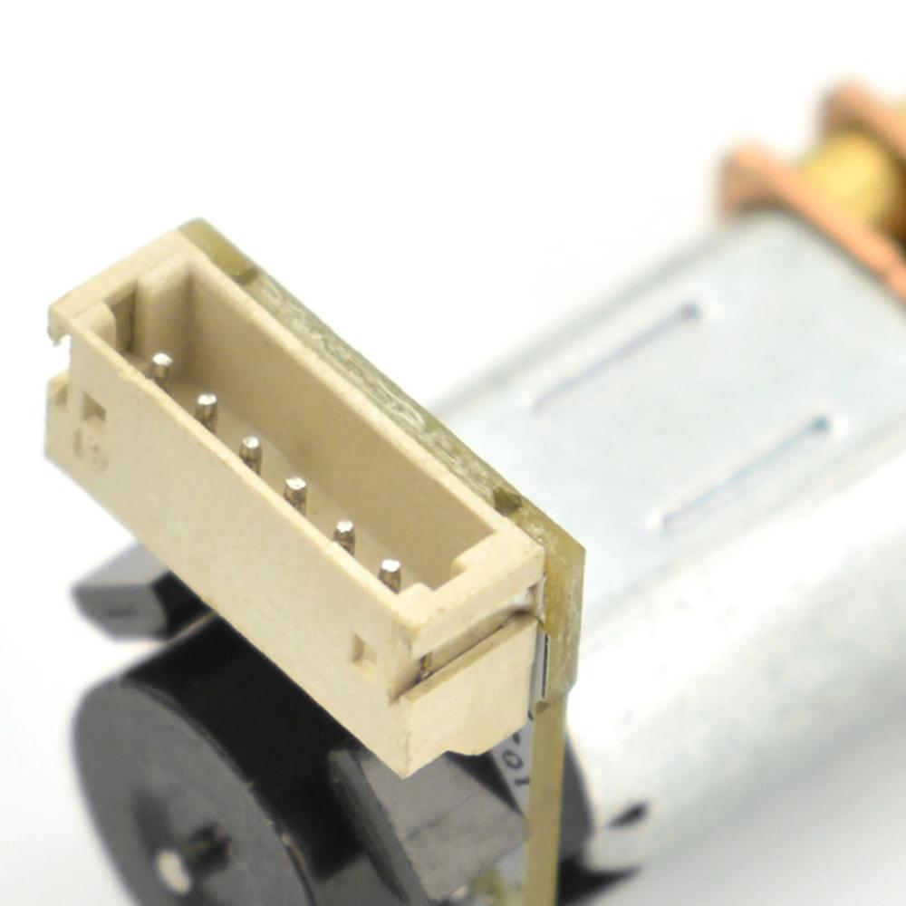 DFRobot Micromotor de engranajes metálicos con codificador integrado ...