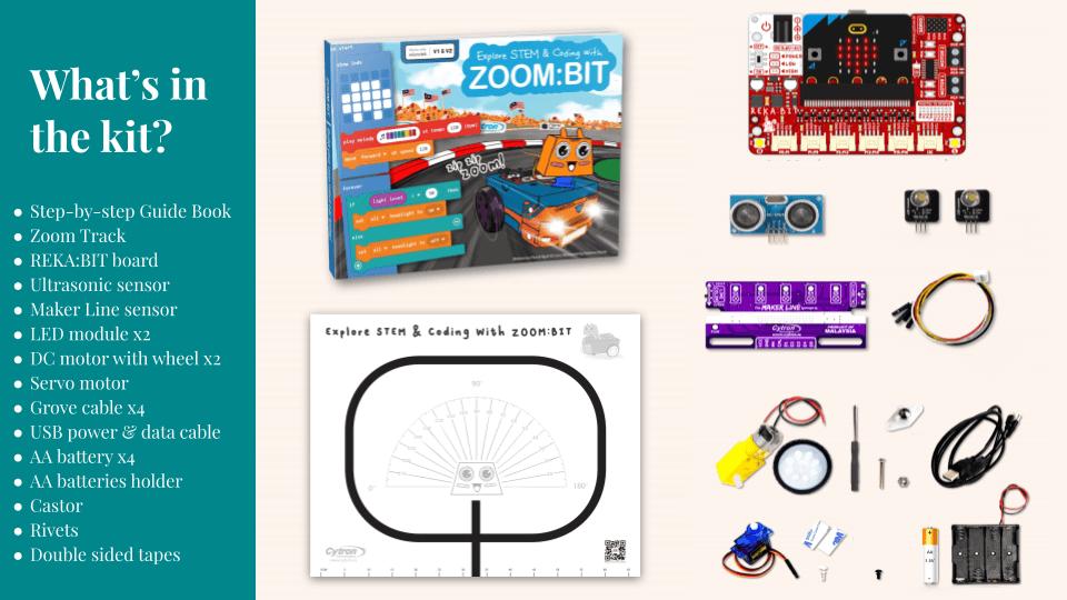 Cytron ZOOM:BIT - with Micro:bit V2 included - Opencircuit