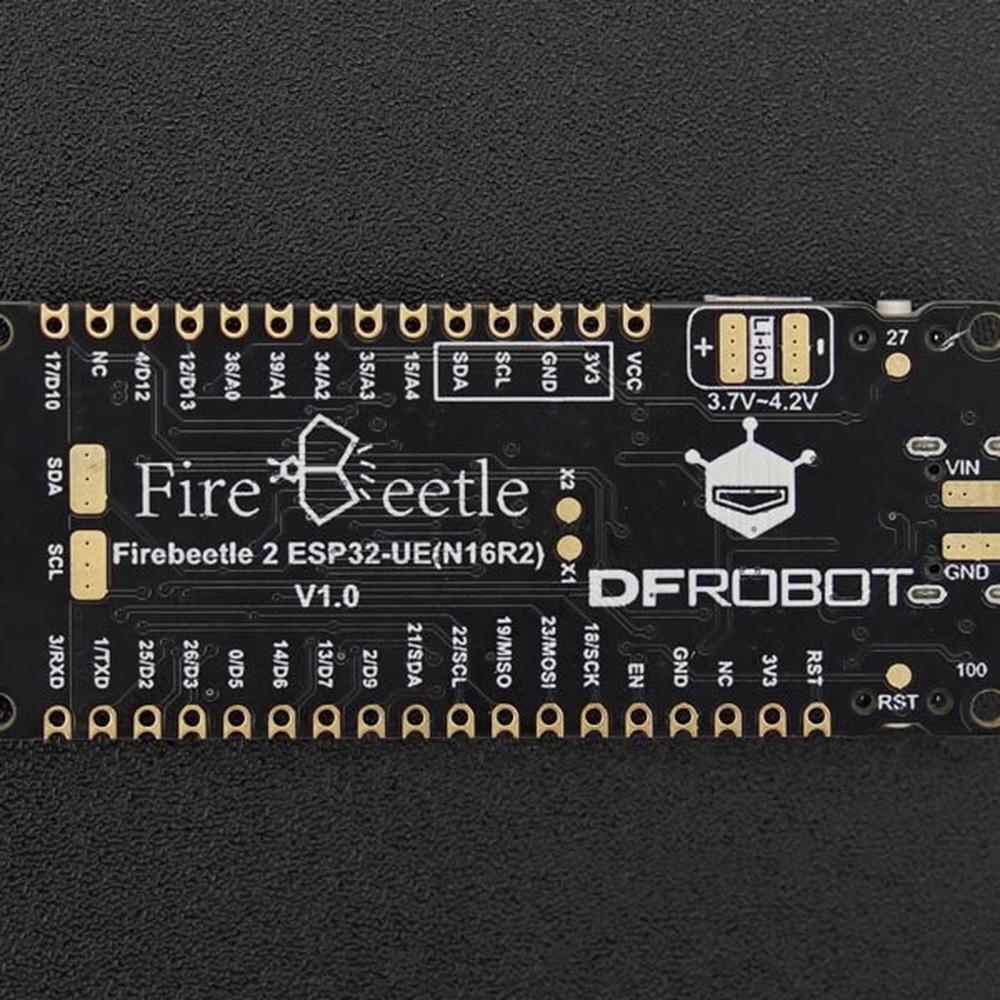 Microcontrolador FireBeetle 2 ESP32-UE (N16R2) IoT (16 MB / 2 MB PS, suporta antena externa, Wi ...