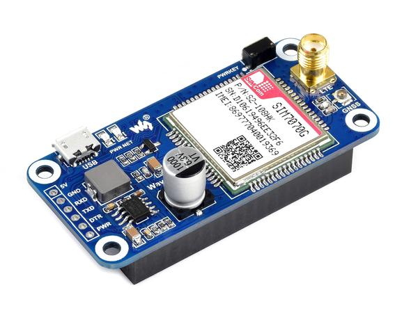 Waveshare SIM7070G NB-IoT / Cat-M / GPRS / GNSS HAT pour Raspberry Pi ...