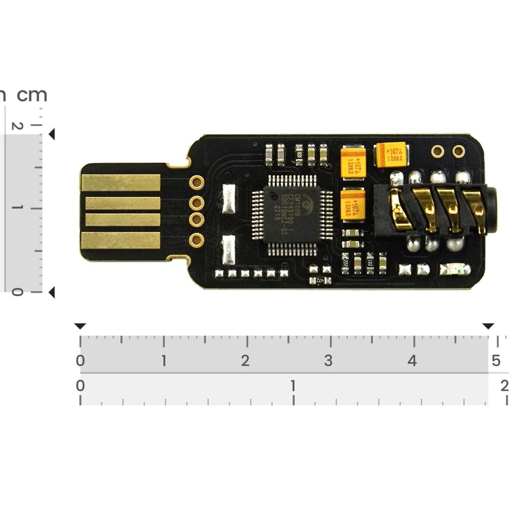 DFRobot Mini USB External Sound Card for NVIDIA Jetson Nano / Raspberry Pi 400 / UNIHIKER M10 ...