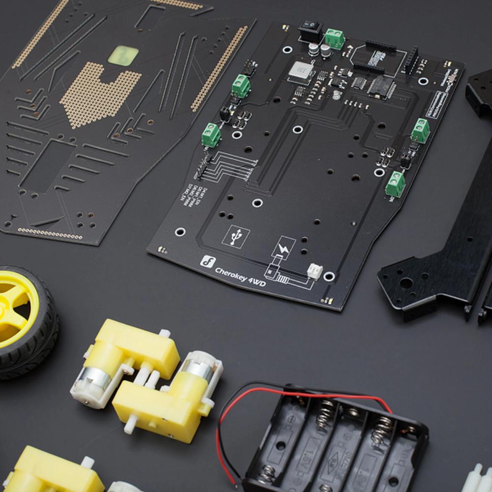 Cherokey: 4WD Mobile Robot for Arduino - Opencircuit