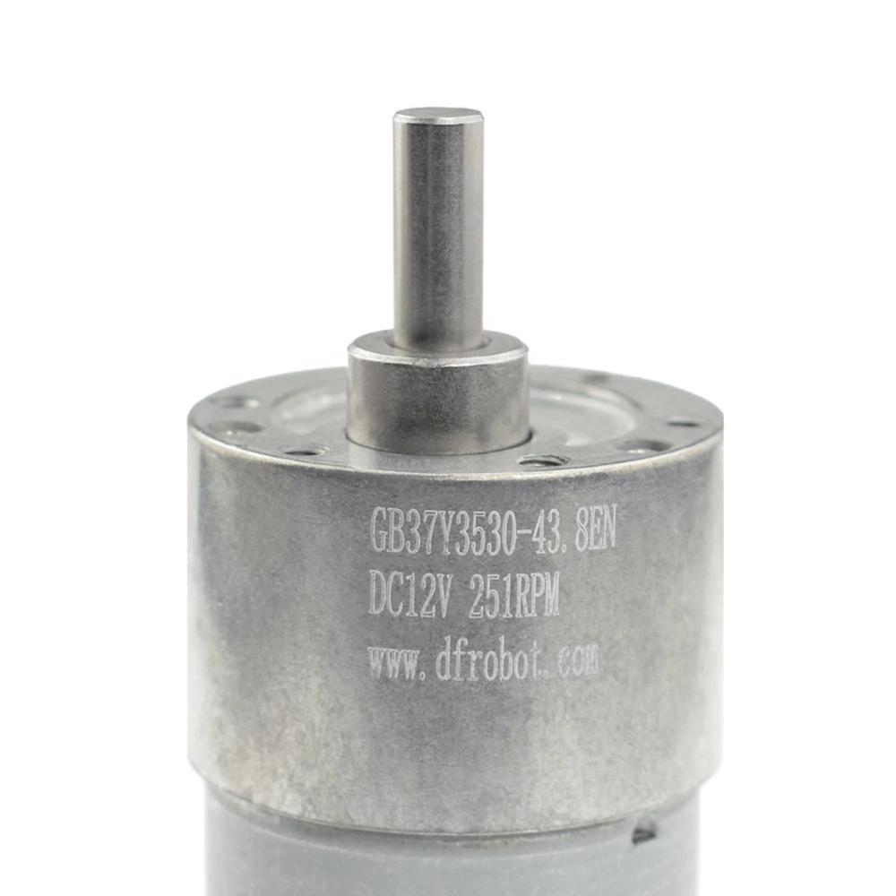 DFRobot Gear Motor with Encoder GB37Y3530-12V-251R, 43.8:1 Metal ...