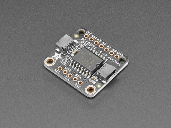 Adafruit PCF8591 Quad 8-bit ADC + 8-bit DAC - STEMMA QT / Qwiic ...
