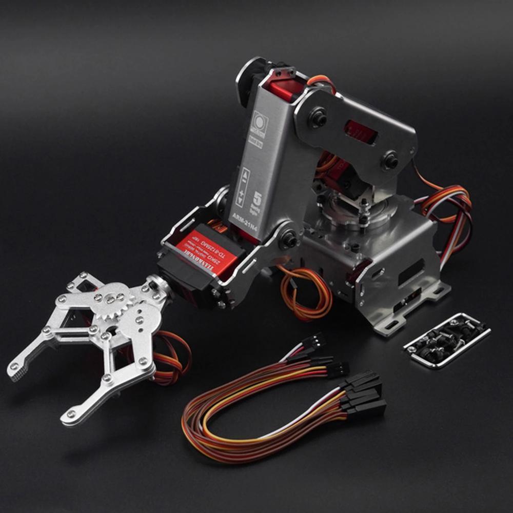 DFRobot 6-DOF Robotic Arm V2 with 25kg Torque Servo Motors and Aluminum ...