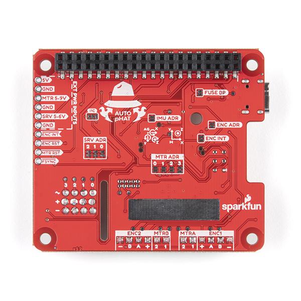 SparkFun Auto pHAT Raspberry Pi:lle - Opencircuit