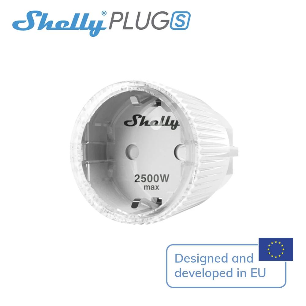 Shelly Plug S - Gen3 - Smart Wi-Fi-stik - 12A - Opencircuit
