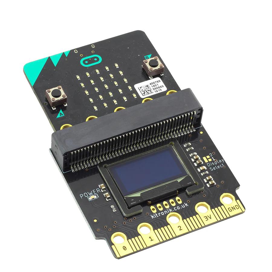 Kitronik View Graphics 128 Écran Oled 128x64 Pour Bbc Microbit Opencircuit