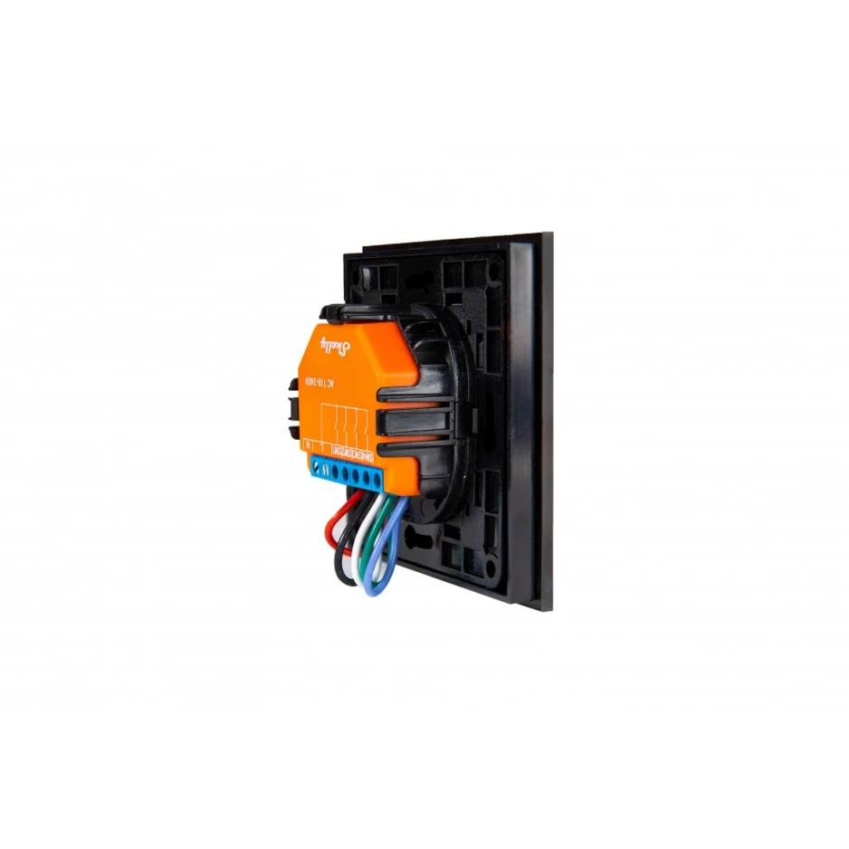 Shelly Wall Switch 4 - Svart - Opencircuit
