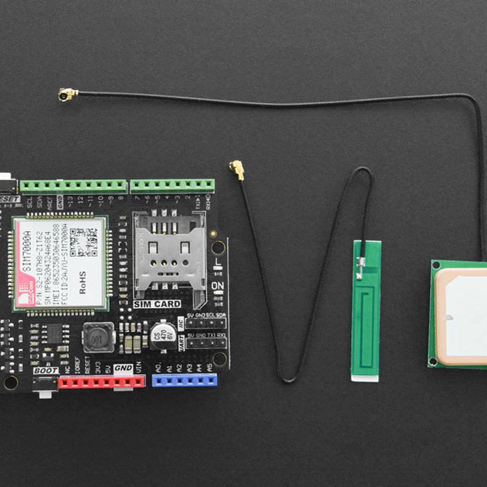 DFRobot SIM7000A Arduino NB-IoT / LTE / GNSS / GPRS / GPS Expansion ...