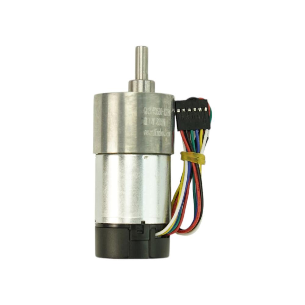 DFRobot 83 RPM metalen DC motor met encoder - 12V gear motor (GB37Y3530 ...