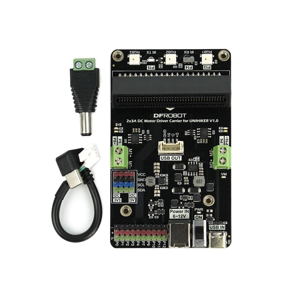 DFRobot 2x3A DC motor driver board voor UNIHIKER M10 - Opencircuit