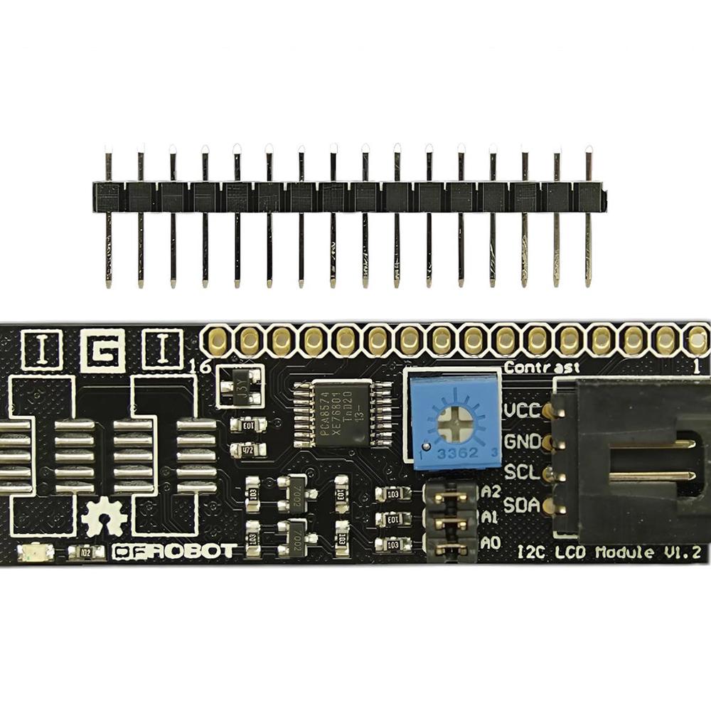 DFRobot I2C LCD Backpack Compact Versatile Display Interface Module - Opencircuit