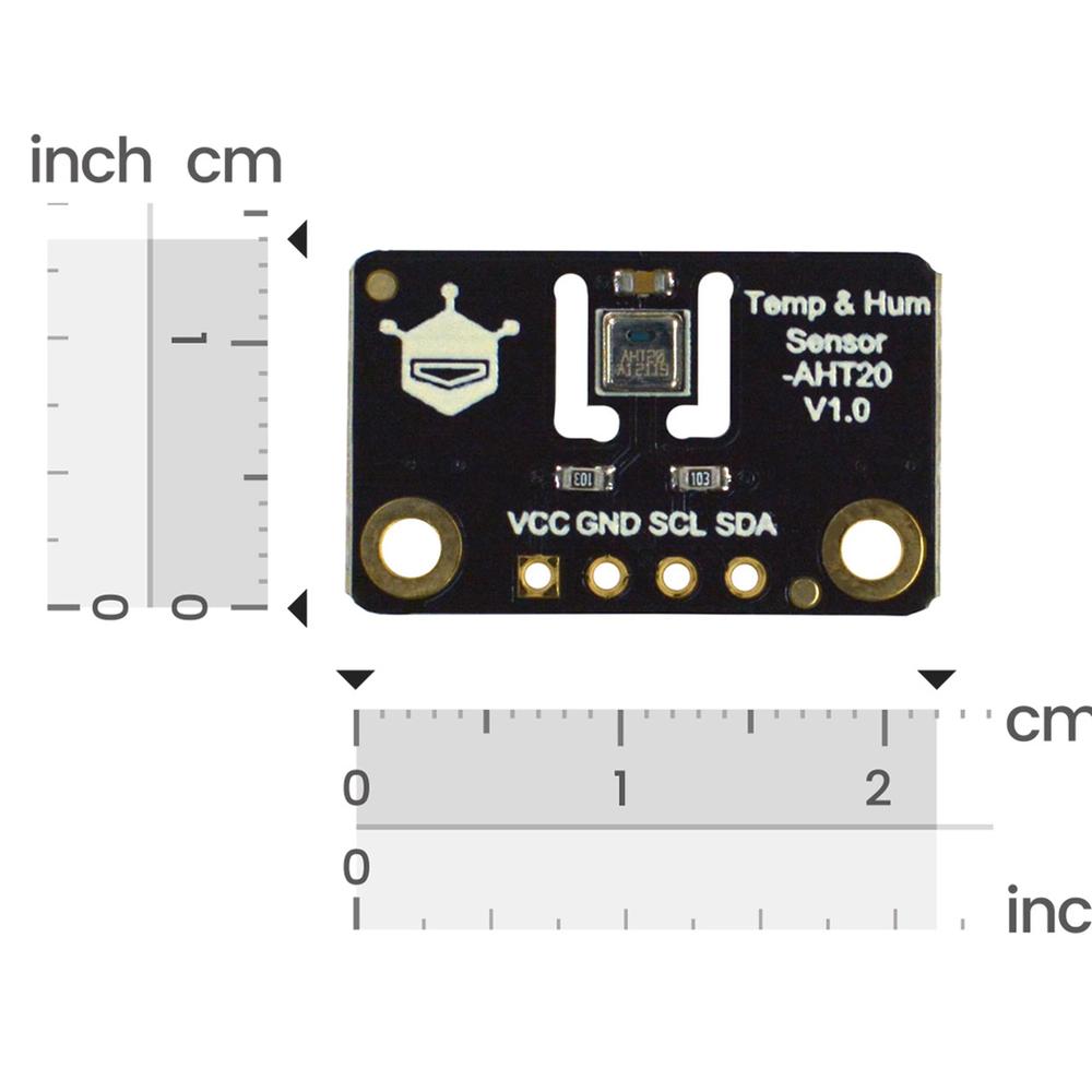 DFRobot Fermion: AHT20 Temperature and Humidity Sensor (Breakout ...