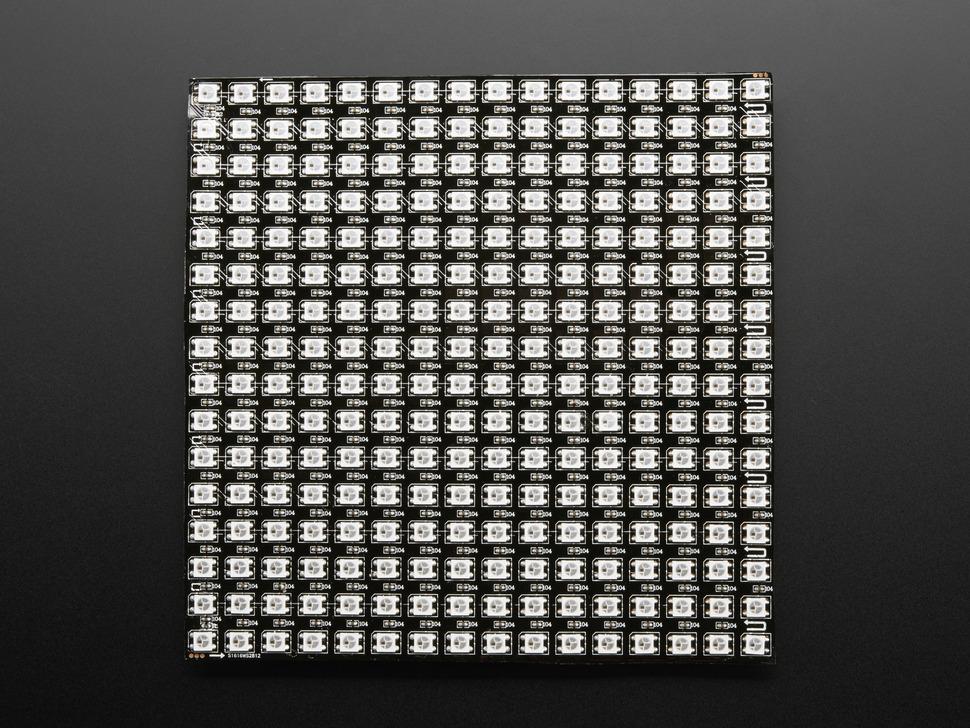 Adafruit Matrice LED RVB flexible NeoPixel 16x16 - Opencircuit