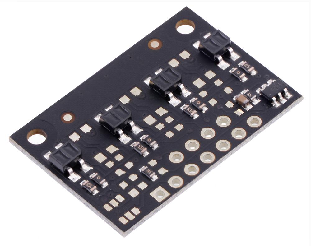 QTR-MD-04A Reflectance Sensor Array: 4-Channel, 8mm Pitch, Analog ...