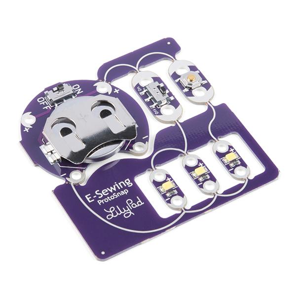 LilyPad E-Ompelu ProtoSnap - Opencircuit