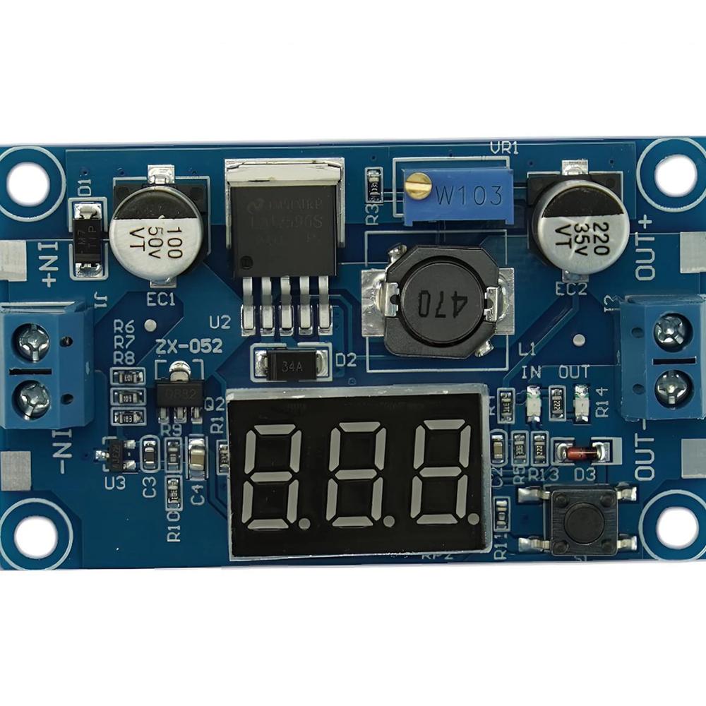 DFRobot 20W Adjustable DC-DC Buck Converter with Digital Display ...