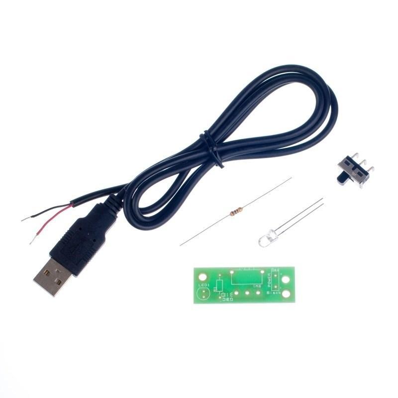 Kit de lâmpada Kitronik branca USB - Opencircuit
