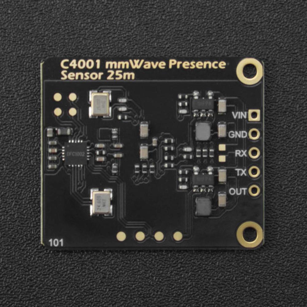 MmWave - C4001 24GHz Human Presence Detection Sensor (25 Meters, UART ...