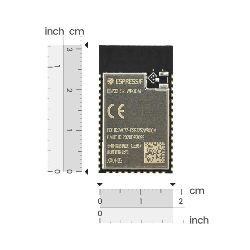 DFRobot Modulo ESP32-S2-WROOM (antenna PCB, flash da 4 MB, Wi-Fi e USB ...