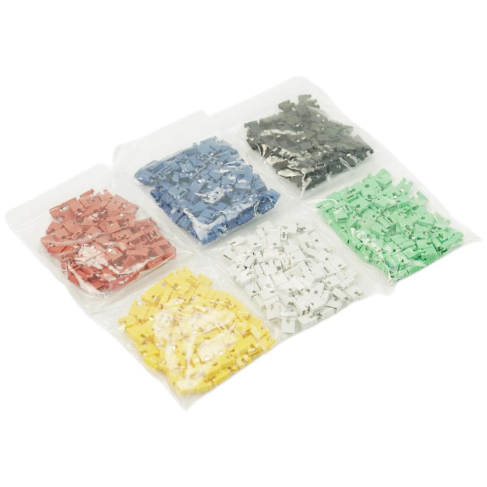 DFRobot Ensemble de cavaliers 2,54 mm - 600 pièces - 6 couleurs - Opencircuit