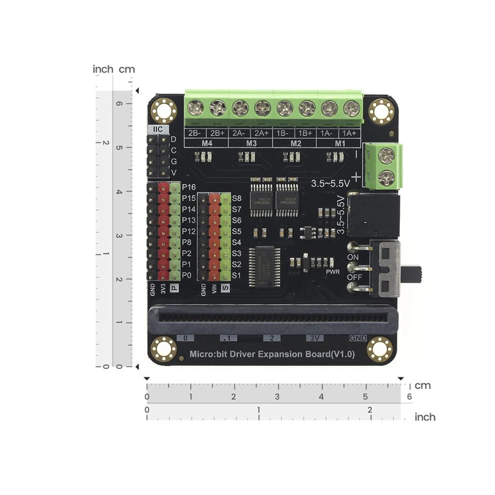 DFRobot Micro:bit driver - board met uitgebreide connectiviteitsopties ...