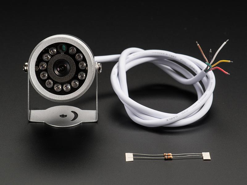 Adafruit Weerbestendige TTL seriële JPEG-camera met NTSC-video en IR ...